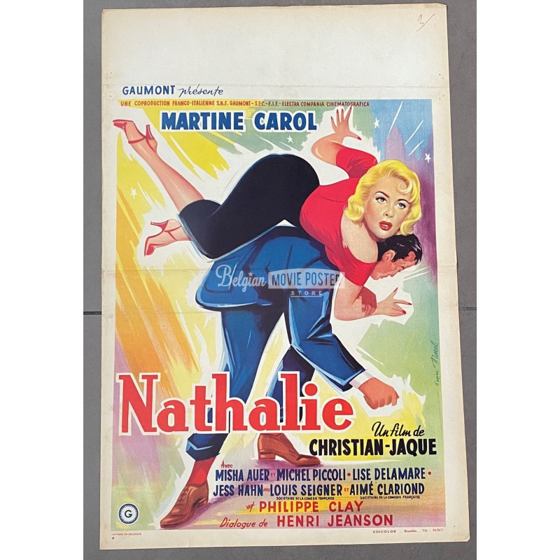 NATHALIE - Belgian Movie Poster Store
