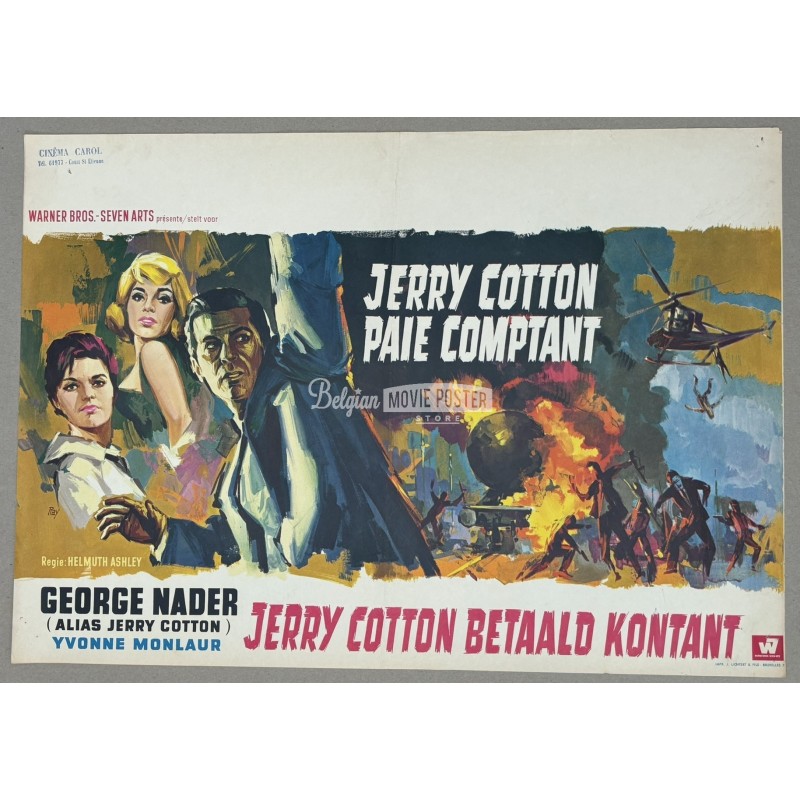 JERRY COTTON: TIP NOT INCLUDED - Belgian Movie Poster Store